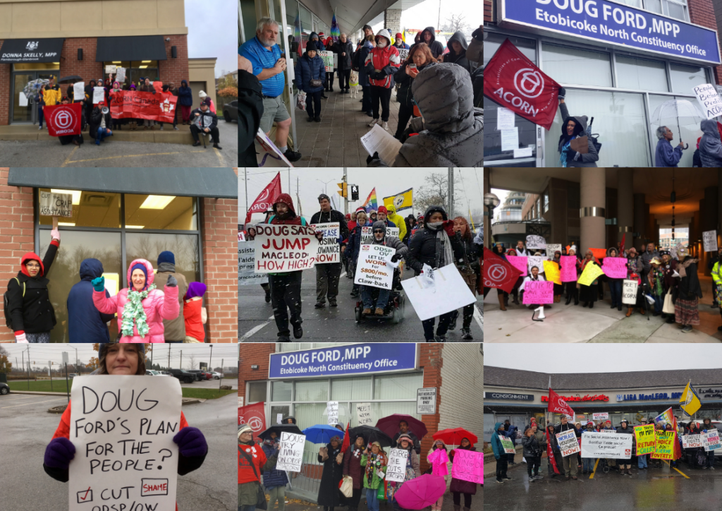 Ontario ACORN fights back against OW/ODSP cuts! / Ontario ACORN résiste ...