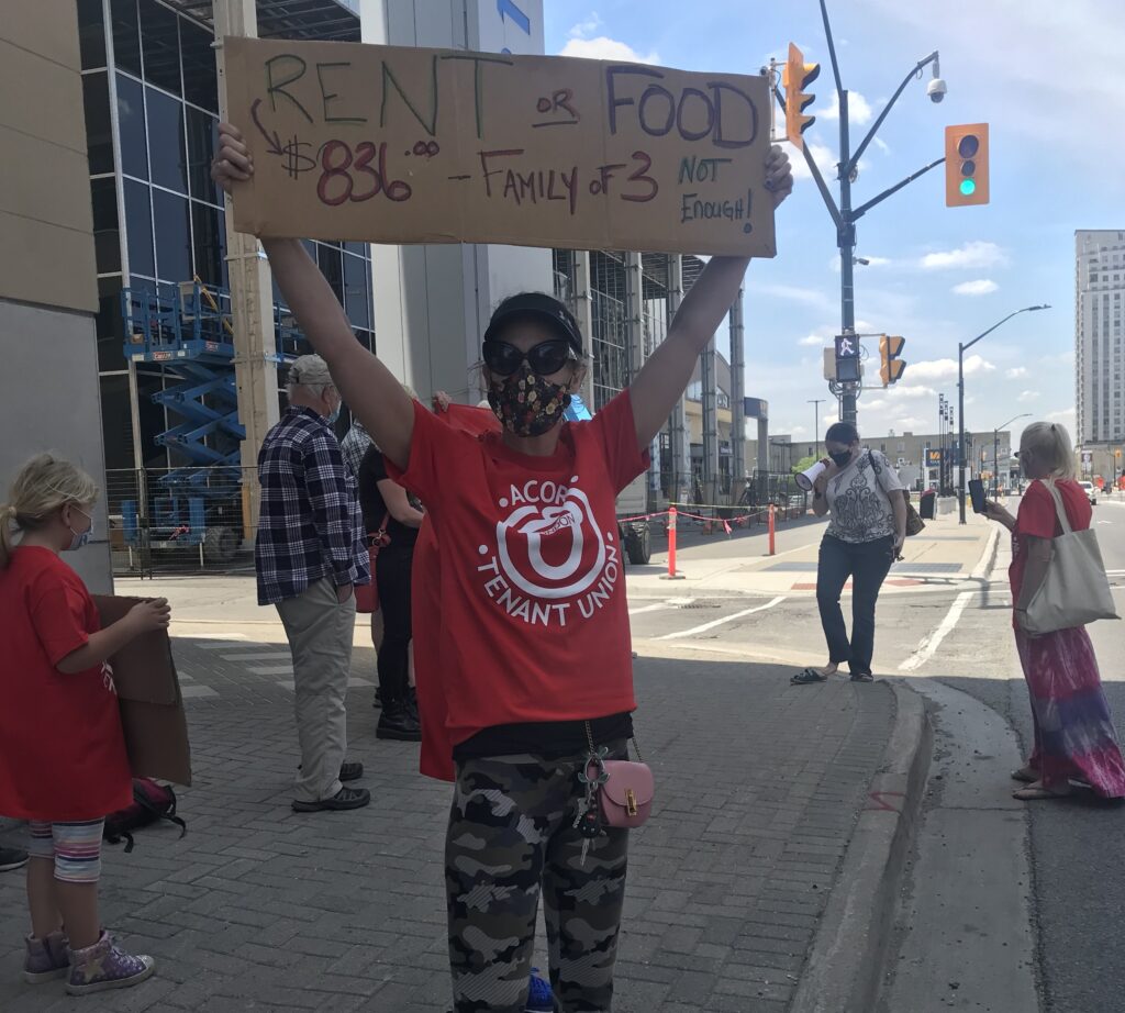London ‘Raise the ODSP/OW Rates’ Rally - ACORN Canada