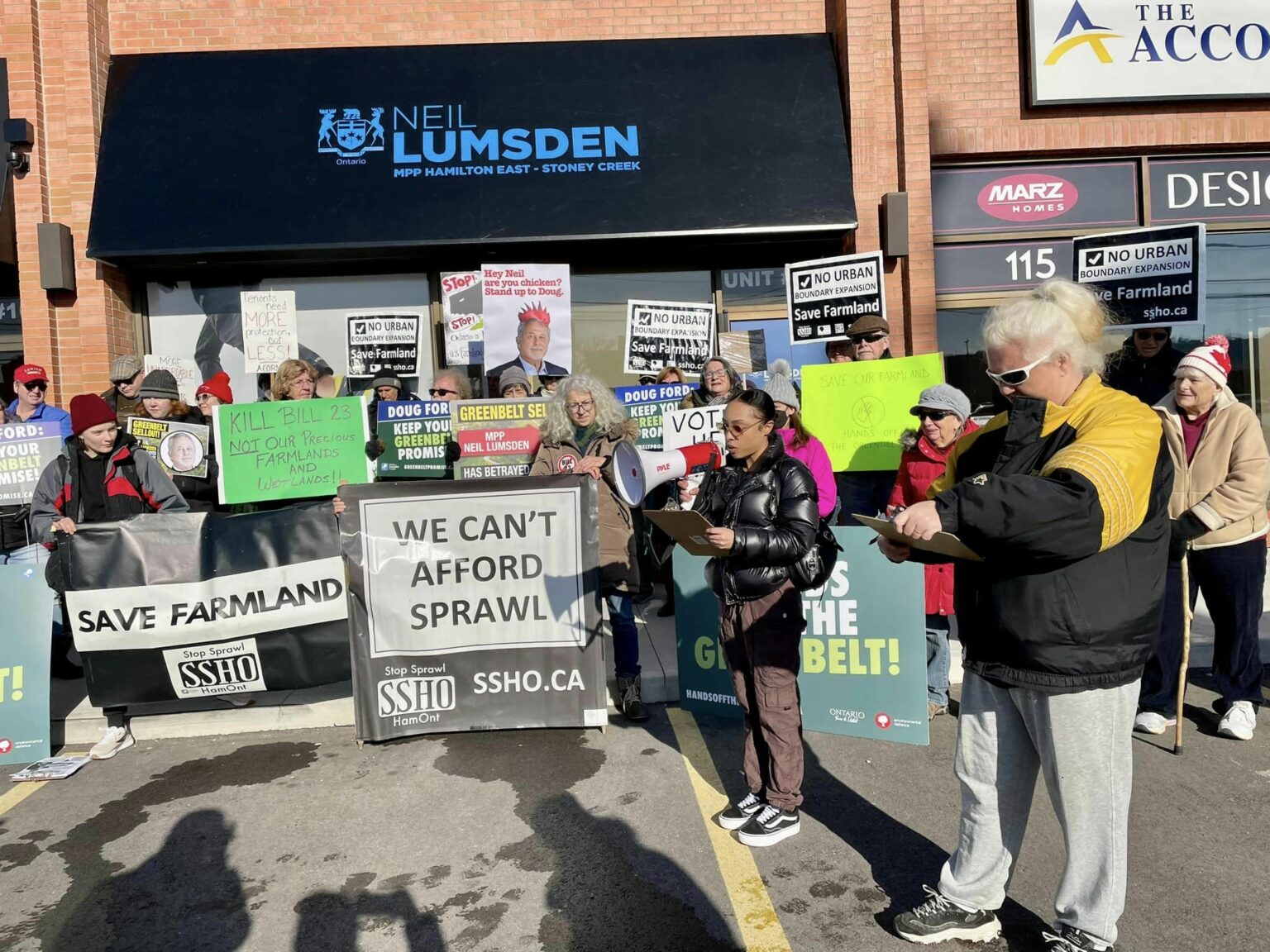 Where is Neil? Bill 23 Rally with Hamilton ACORN and Greenbelt Promise ...