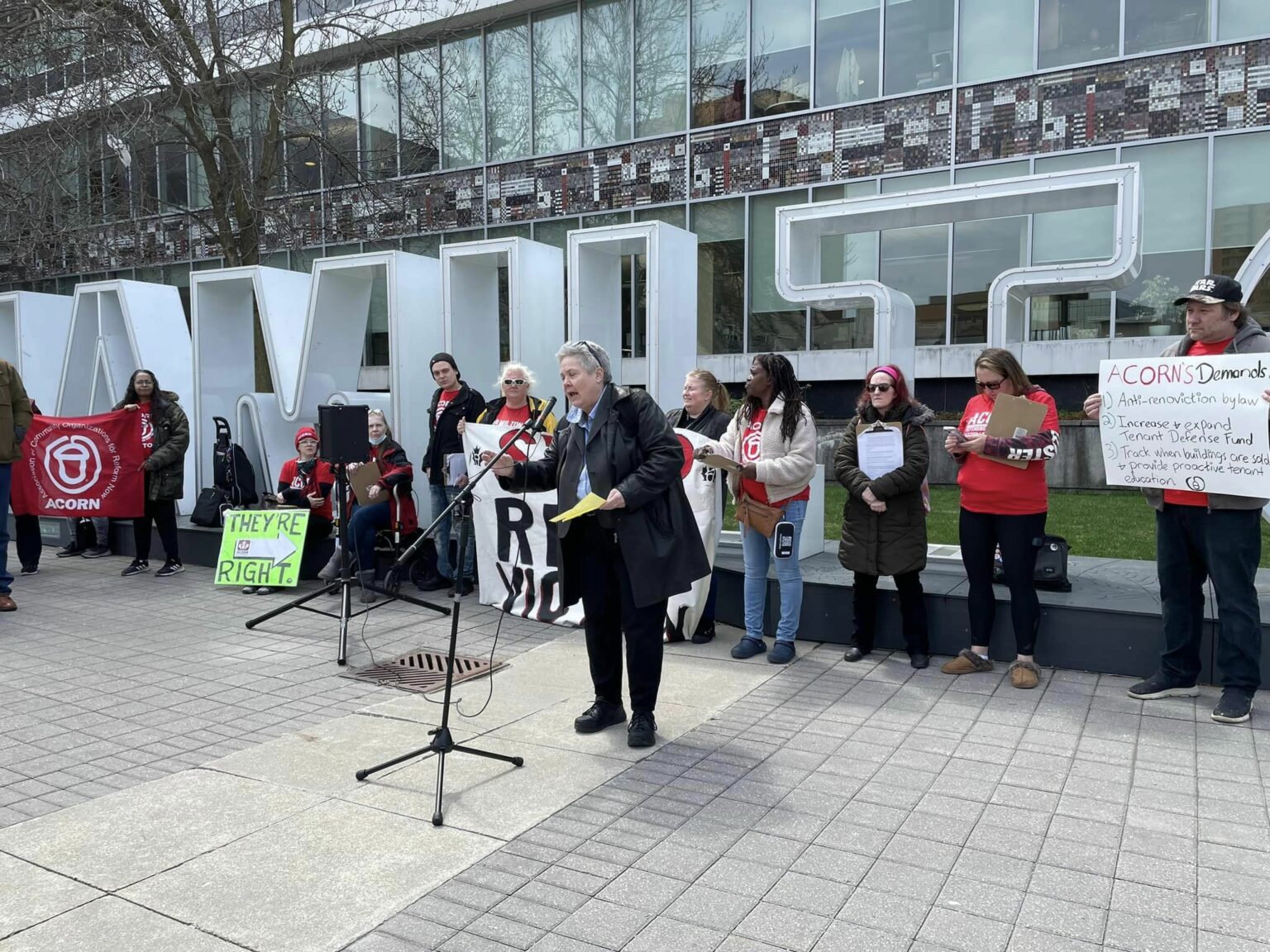 ACORN members and allies demand Hamilton take bold action on the ...