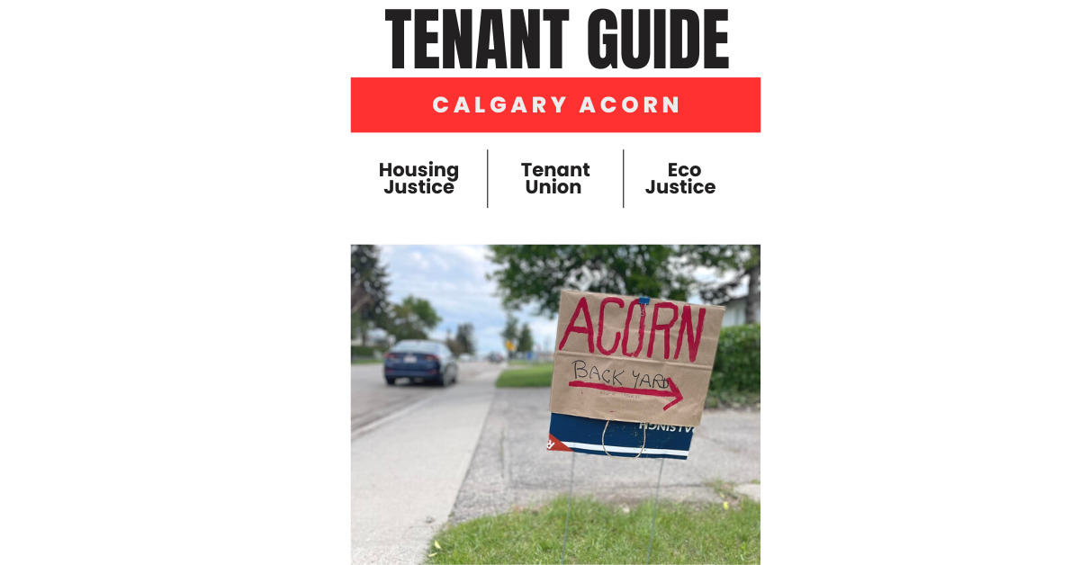 ACORN’s New Resource: Calgary ACORN Eco Tenant Guide - ACORN Canada
