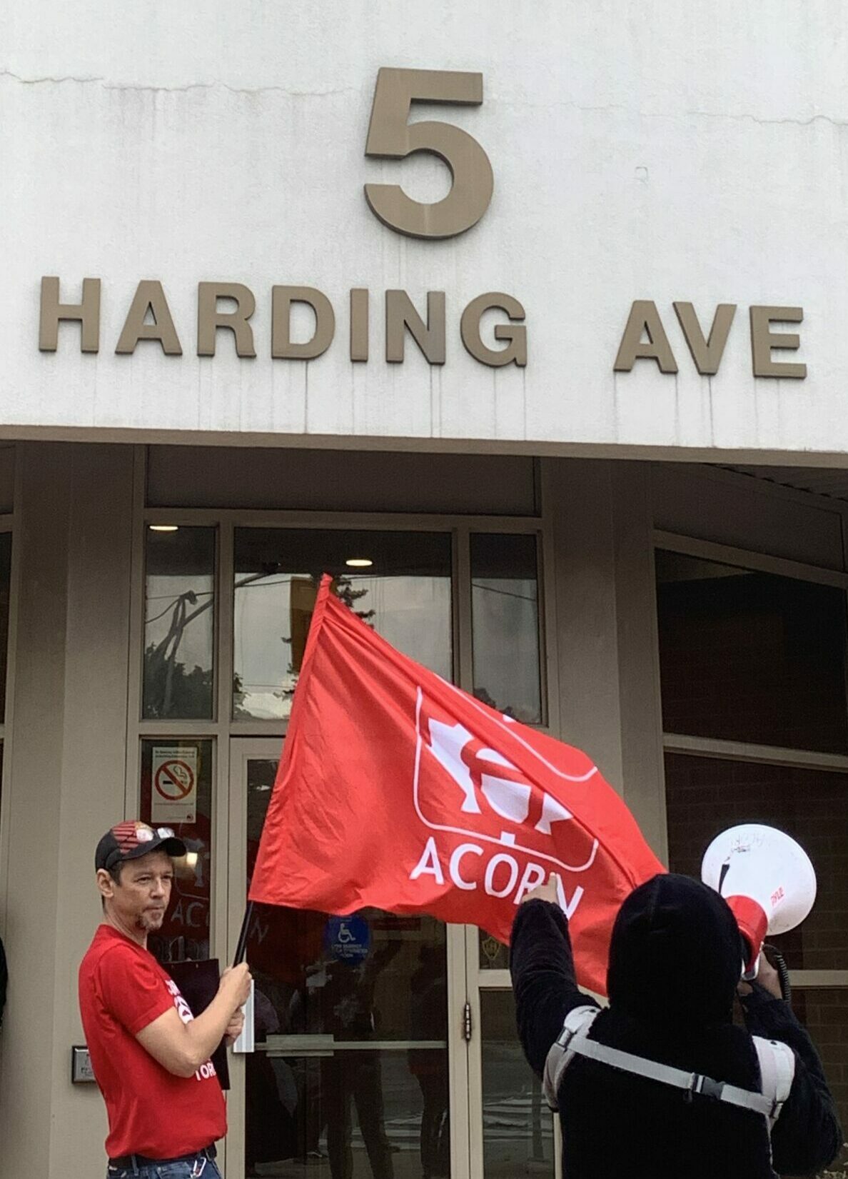 Toronto ACORN Tenant Speakout at 5 & 15 Harding Ave - ACORN Canada