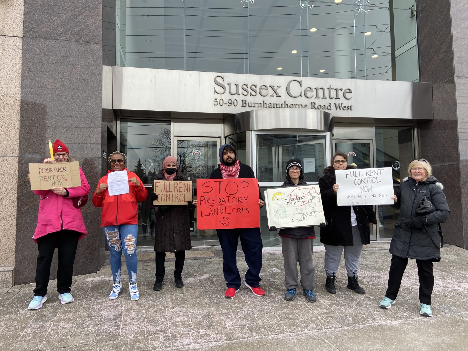 Rent Control Actions at PC MPP Offices in 9 Ontario Cities - ACORN Canada
