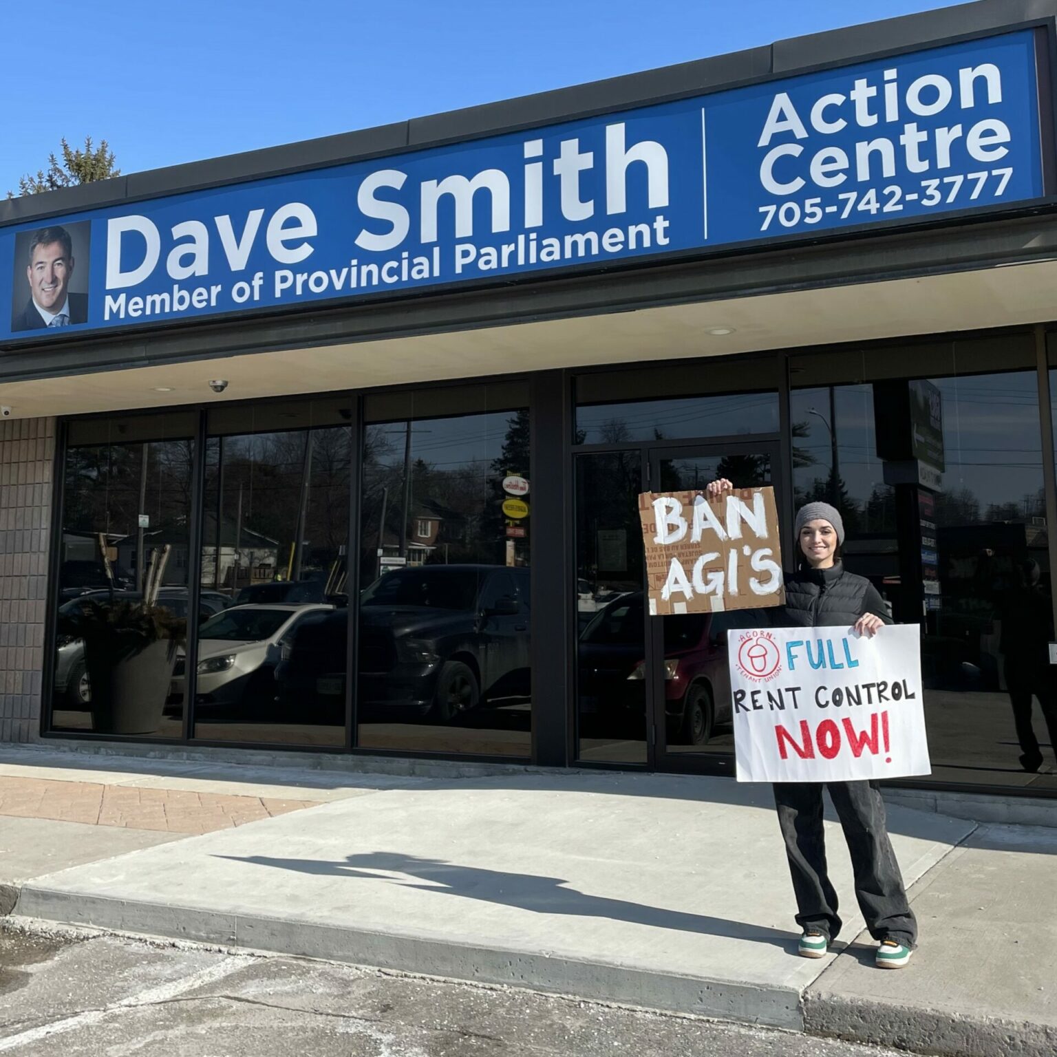 Rent Control Actions at PC MPP Offices in 9 Ontario Cities - ACORN Canada