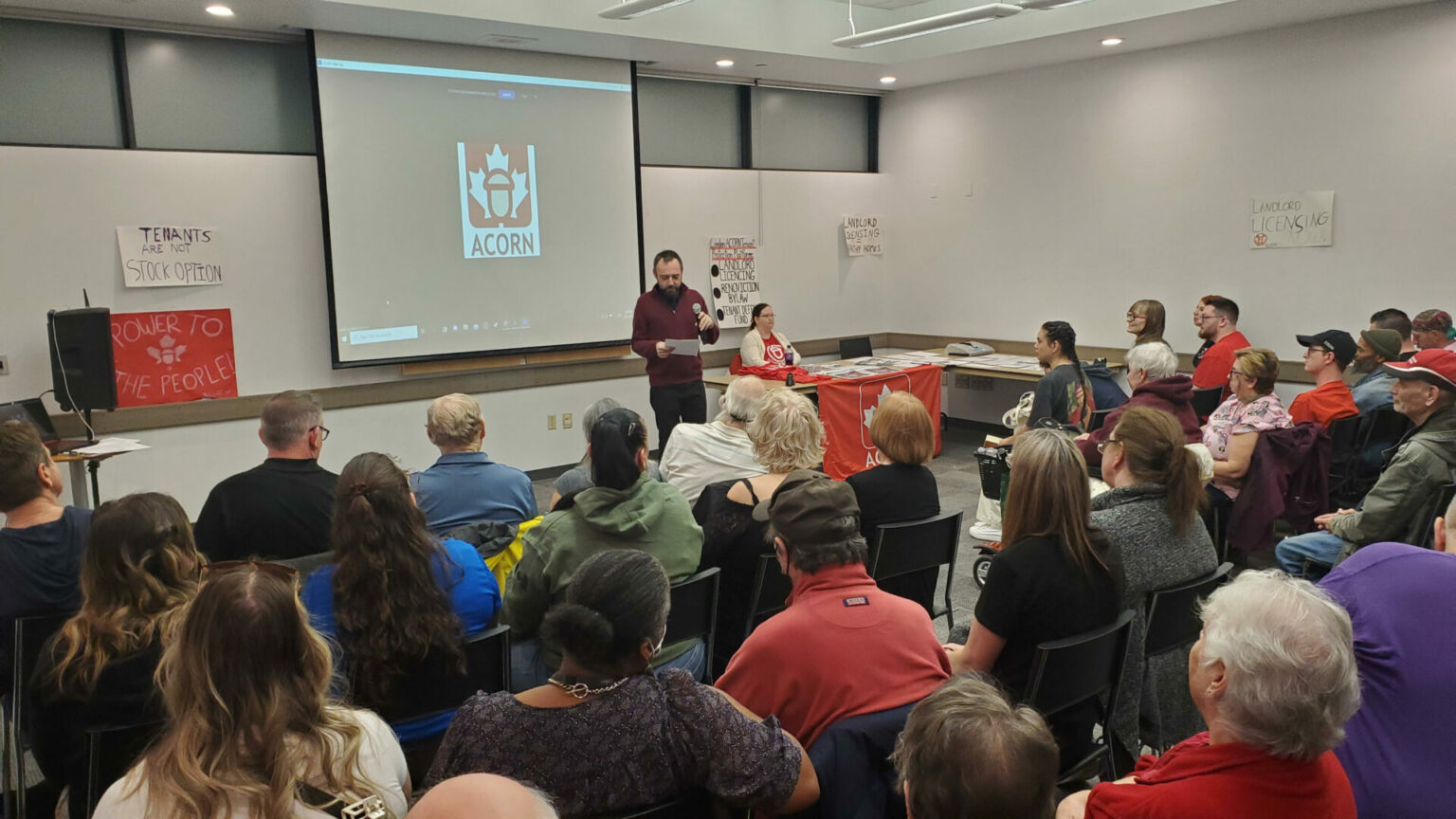 London Town hall Presentation - ACORN Canada