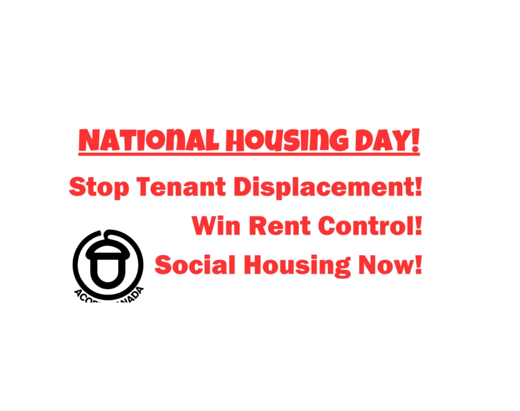 National Housing Day Actions – Expand Tenant Rights and Social Housing ...