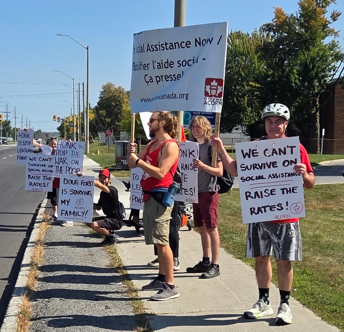 Ontario Chapters take Action to Double ODSP/OW -ACORN Canada