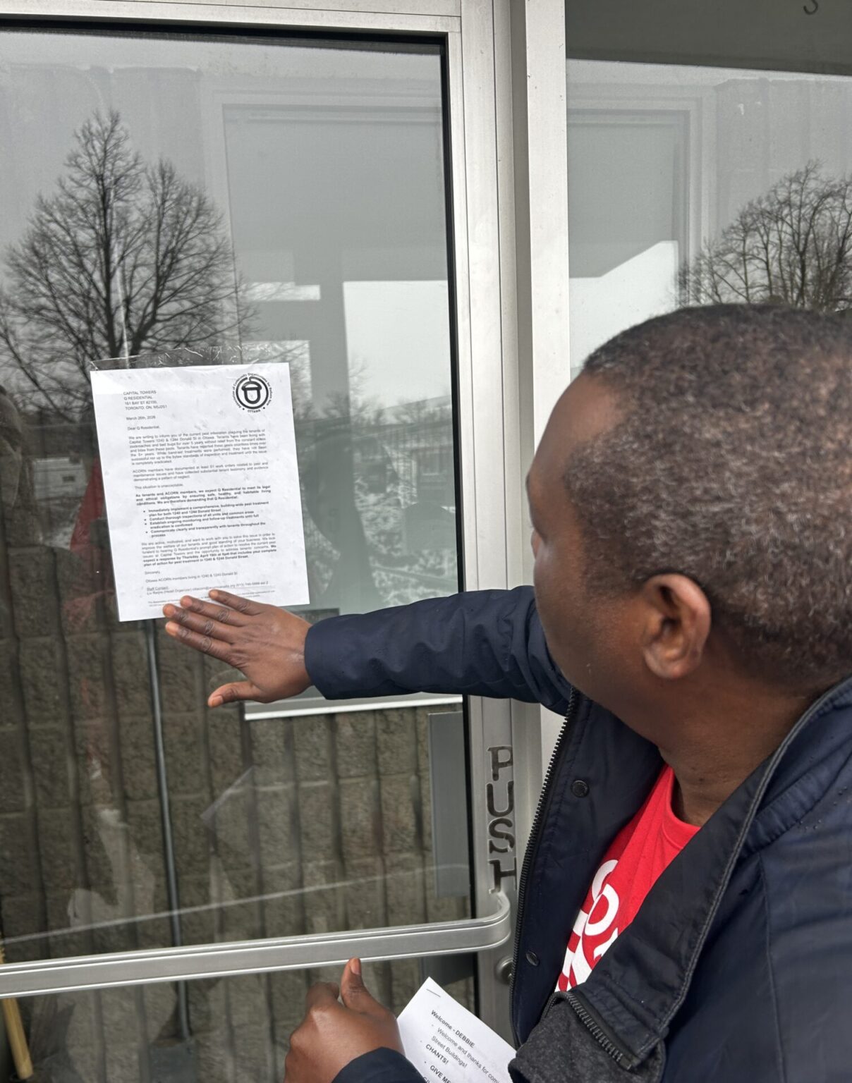 Locked Doors Can’t Stop the Capital Towers Tenant Power
